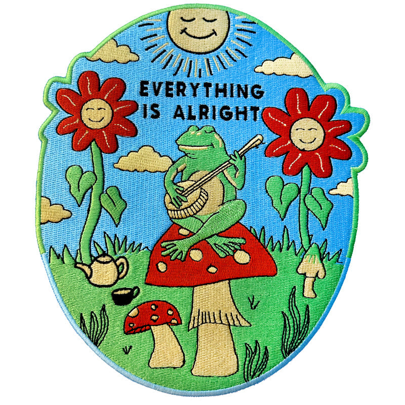 Everything Is Alright Large Back Patch – Wholesale.groovythingsco.com