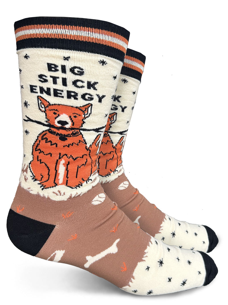 Big Stick Energy Mens Crew Socks – Wholesale.groovythingsco.com